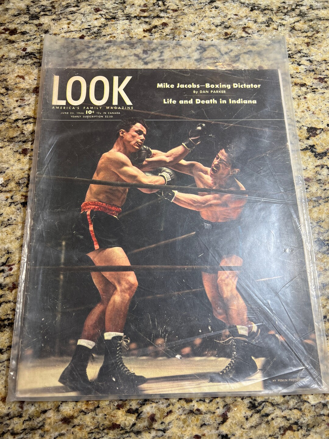 Look Magazine June 25, 1946 - Rocky Graziano Vs Marty Servo Boxing on ...