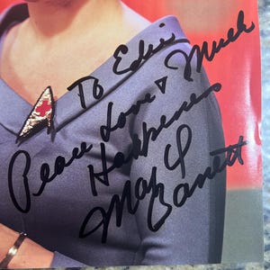 Star Trek Autograph 8 X 10 Color Photo Signed Majel Barrett Roddenberry ...