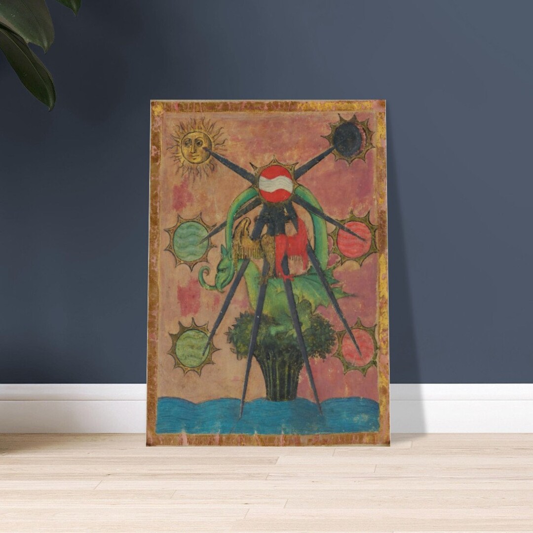 The Seven Forms of Transmutation Alchemy Print Restored Muesum Quality ...