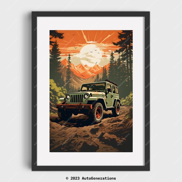 Jeep Poster - Etsy
