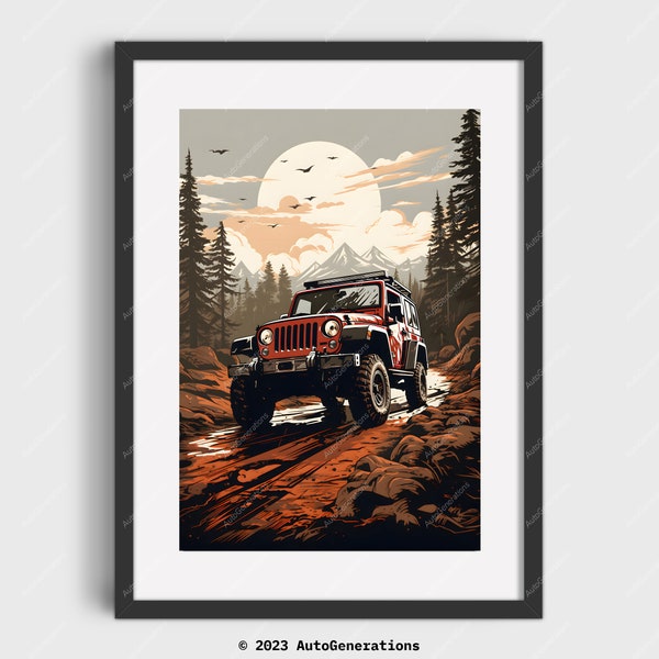 Jeep Poster - Etsy