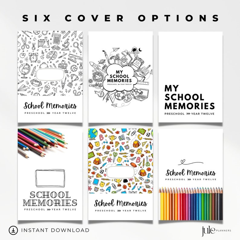 School Memories (AUS Edition) | School Memory Binder | Printable ...