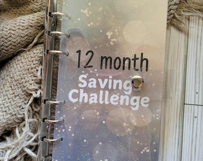 12 Month Savings Challenge Envelopes || 12 Month Savings || Savings ...
