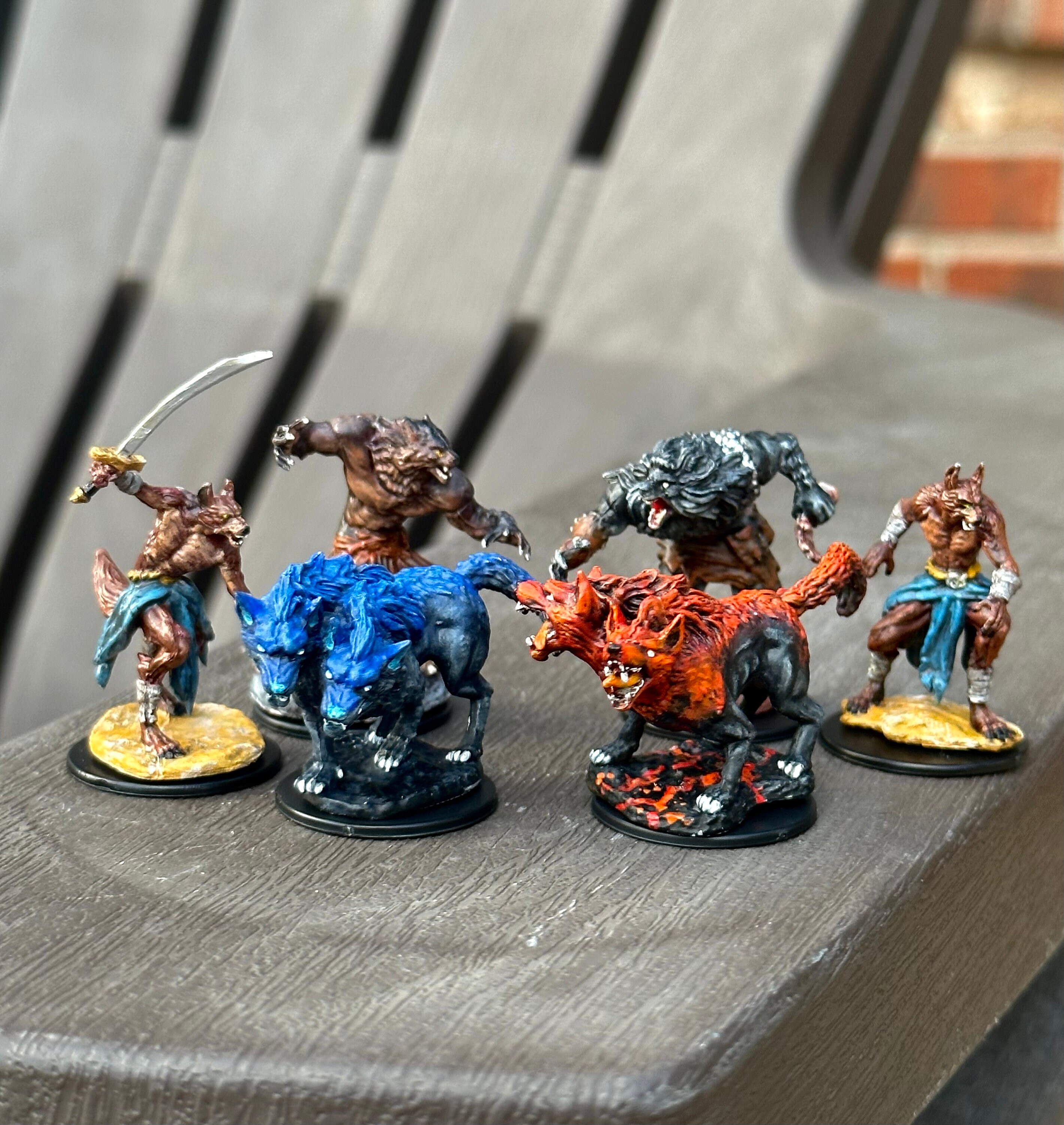PAINTED Canine Sets Wizkids Nolzur Marvelous Dnd Miniature - Etsy