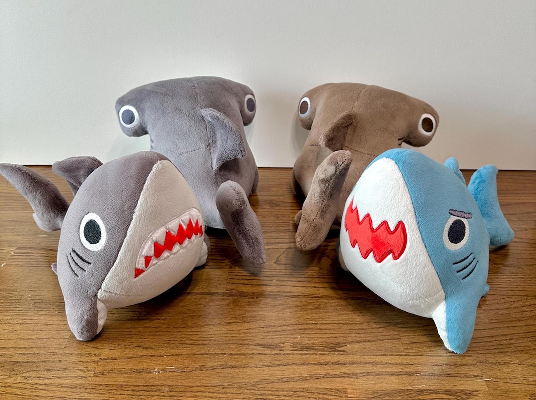 Handmade Shark Plush | Plushie | Stuffie - Etsy
