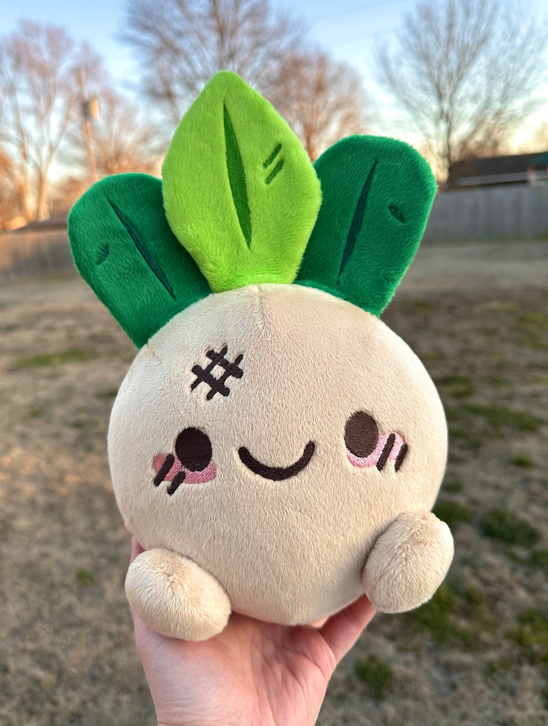 Turnip Boy Handmade Fanart Plushie - Etsy