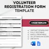 Event Registration Form Template Customizable Registration Form ...