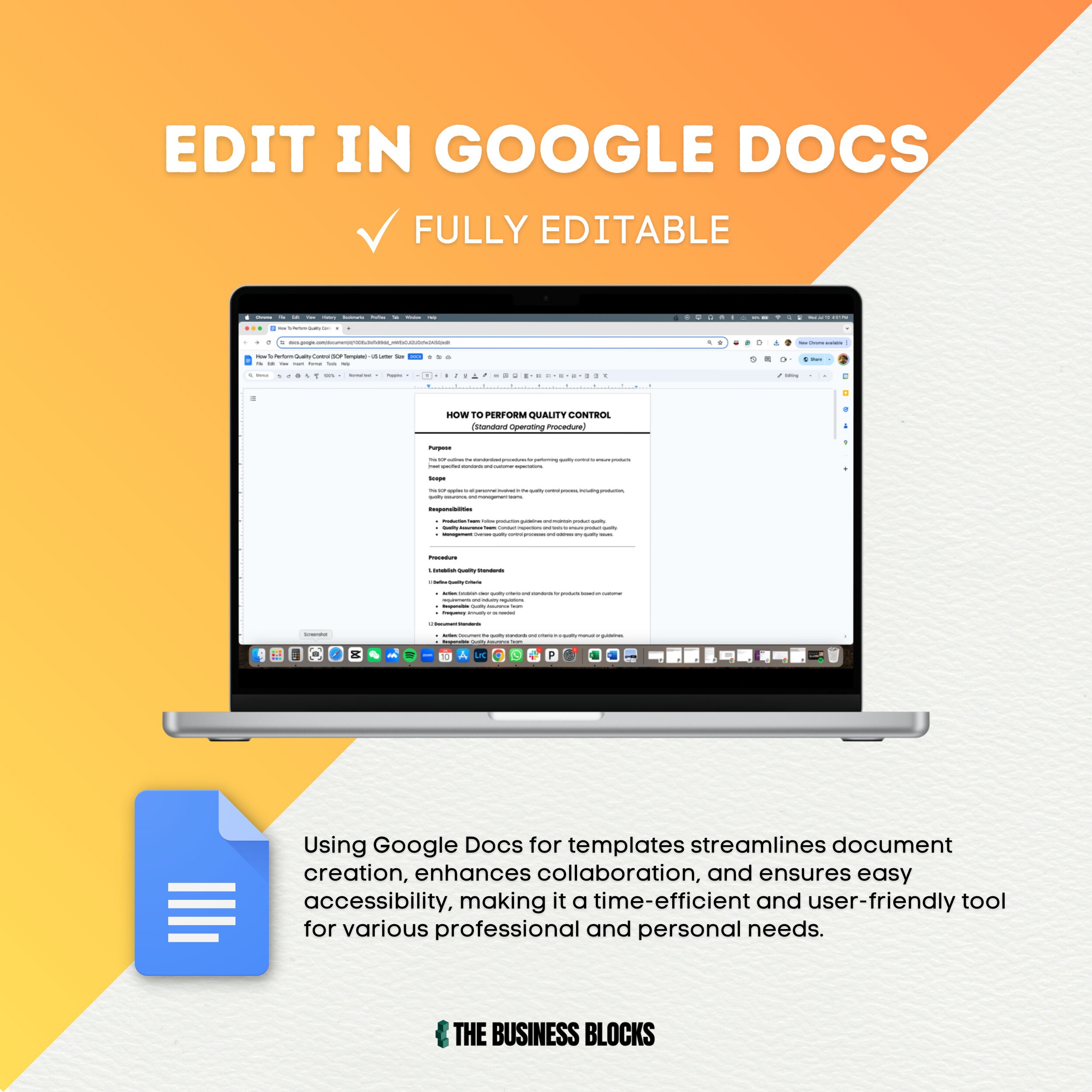 How to Perform Quality Control SOP Template Quality Assurance Template ...