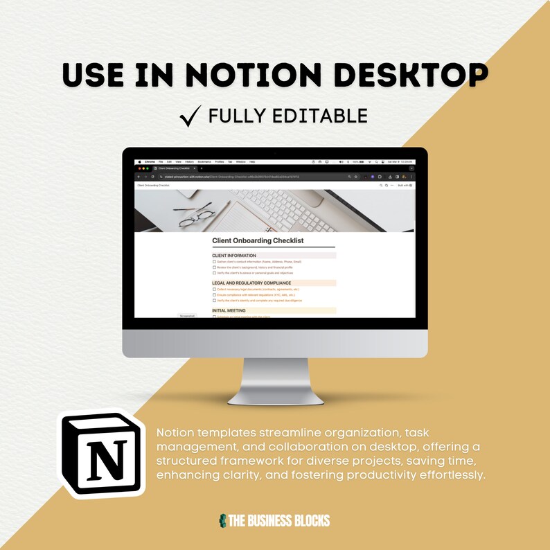 NOTION Client Onboarding Checklist Template Customer Onboarding Process for Notion Client ...
