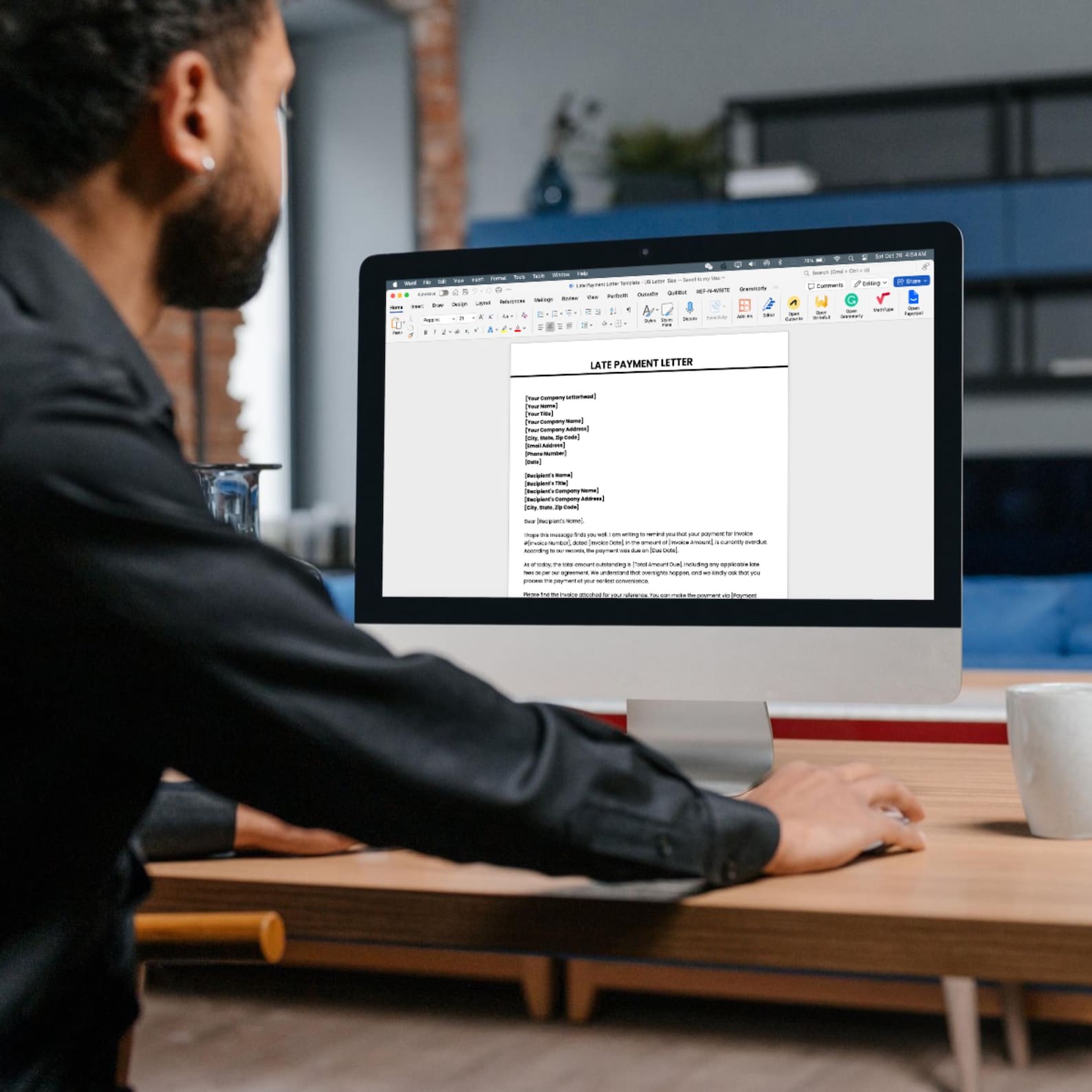 Late Payment Letter Template: Invoice Follow-up (google Docs, MS Word ...