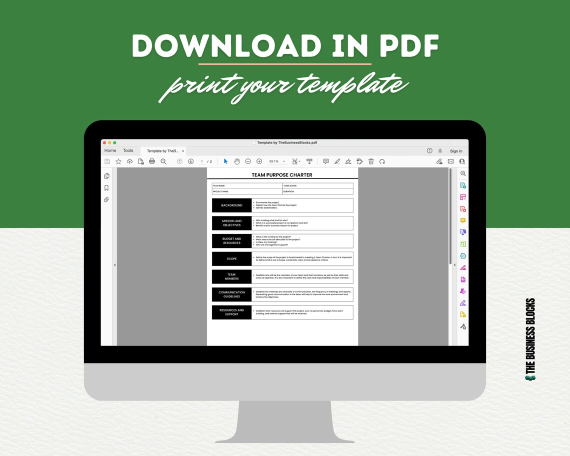 Project Charter Template Project Status Report Team Charter Project ...