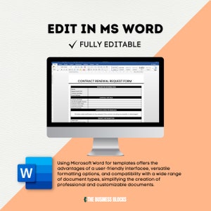 Contract Renewal Request Form Template: Customizable Document (google ...