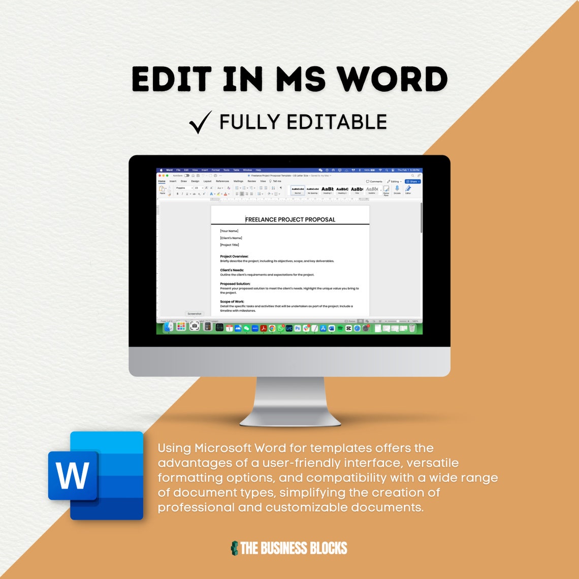 Freelance Project Proposal Template Freelance Bid Template Proposal ...