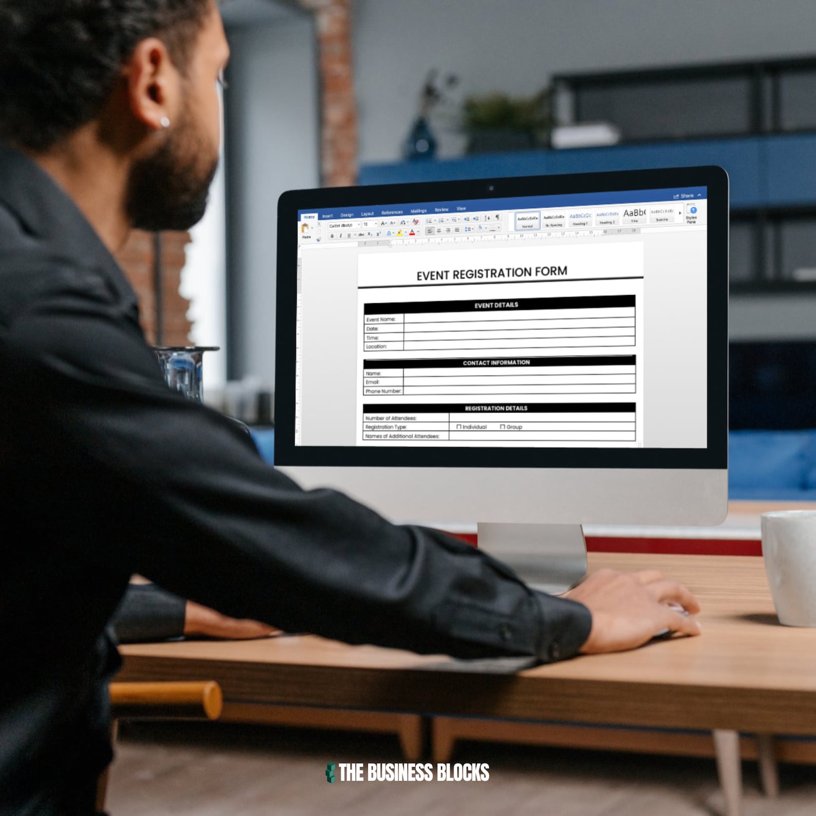 Event Registration Form Template: Customizable Attendee Details ...