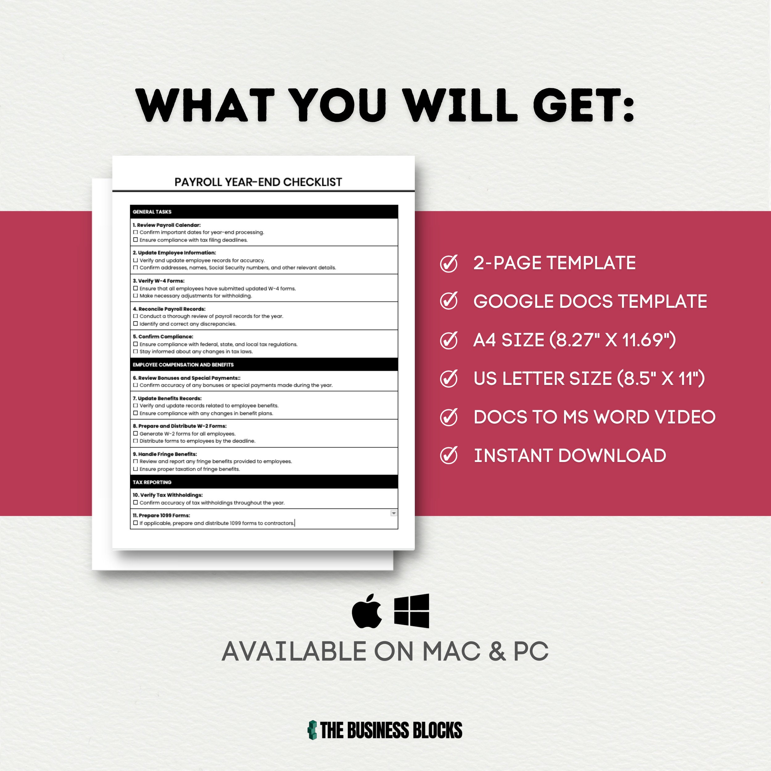 Payroll Year-end Checklist Template Year-end Payroll Processing Payroll ... Payroll Year-end Checklist Template Year-end Payroll Processing Payroll ...
