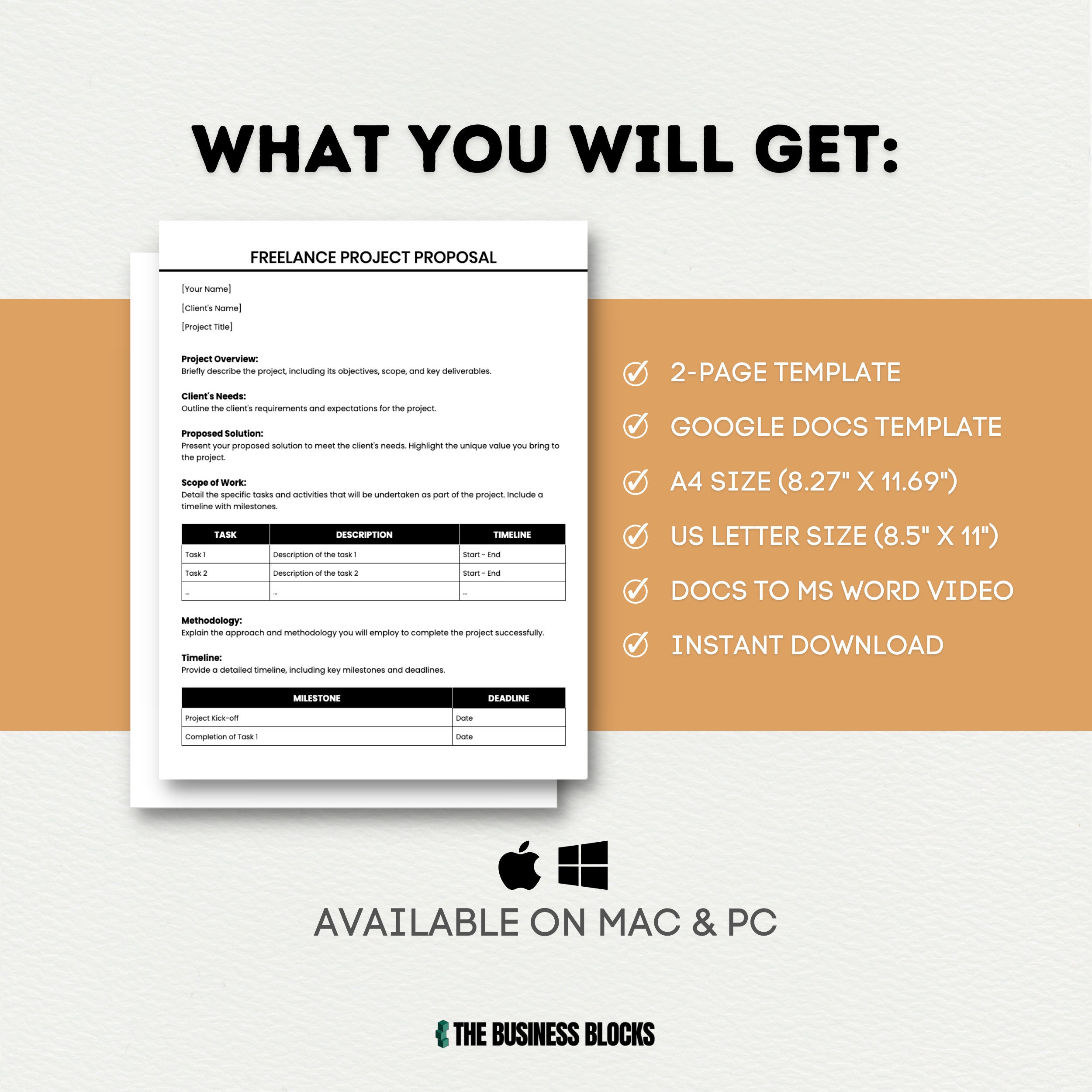 Freelance Project Proposal Template Freelance Bid Template Proposal ... Freelance Project Proposal Template Freelance Bid Template Proposal ...