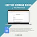 Vendor Proposal Template: Editable Format (google Docs, MS Word) - Etsy