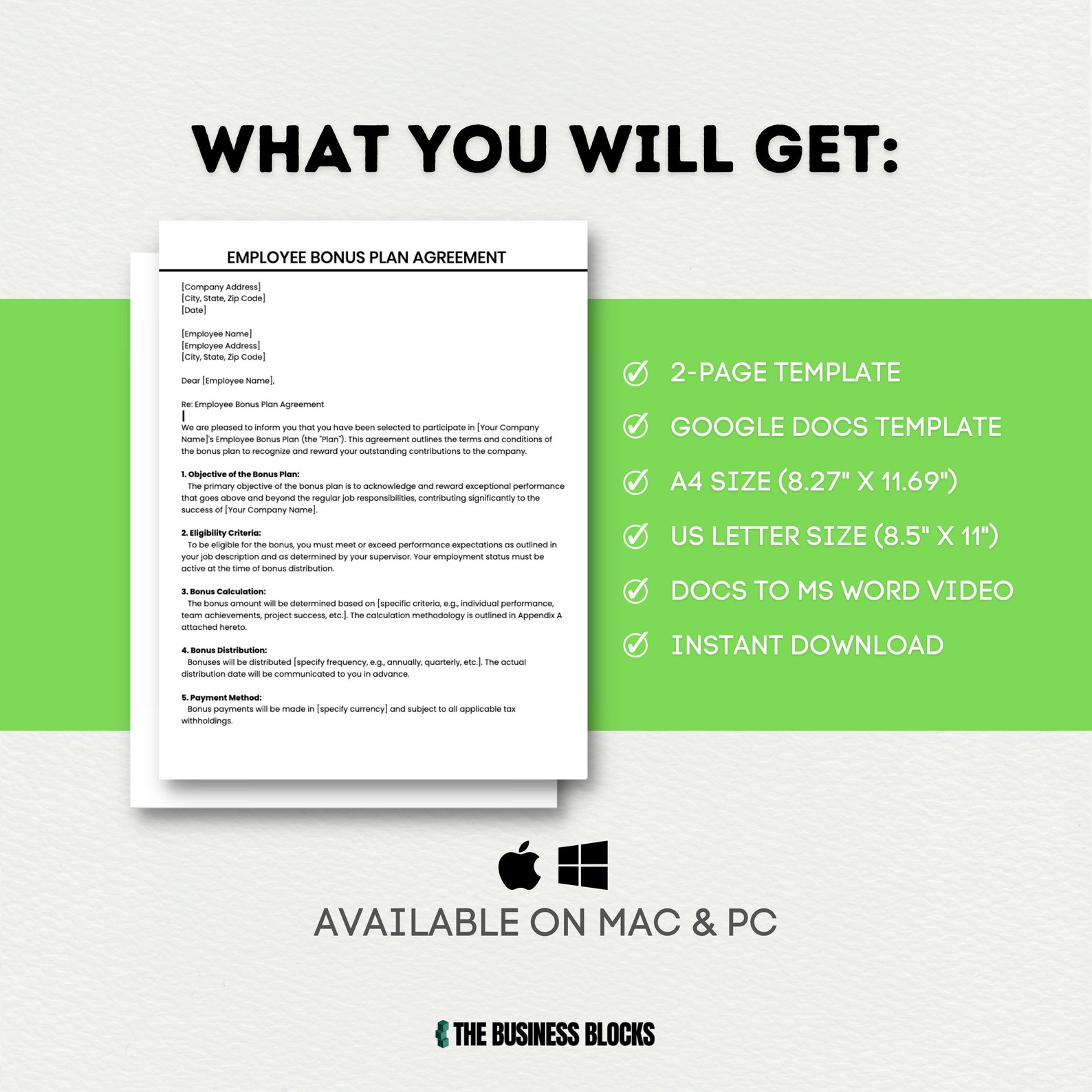 Employee Bonus Plan Agreement Template Incentive Compensation Agreement ...