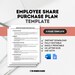Employee Share Purchase Plan Template: Customizable Equity Plan (google ...