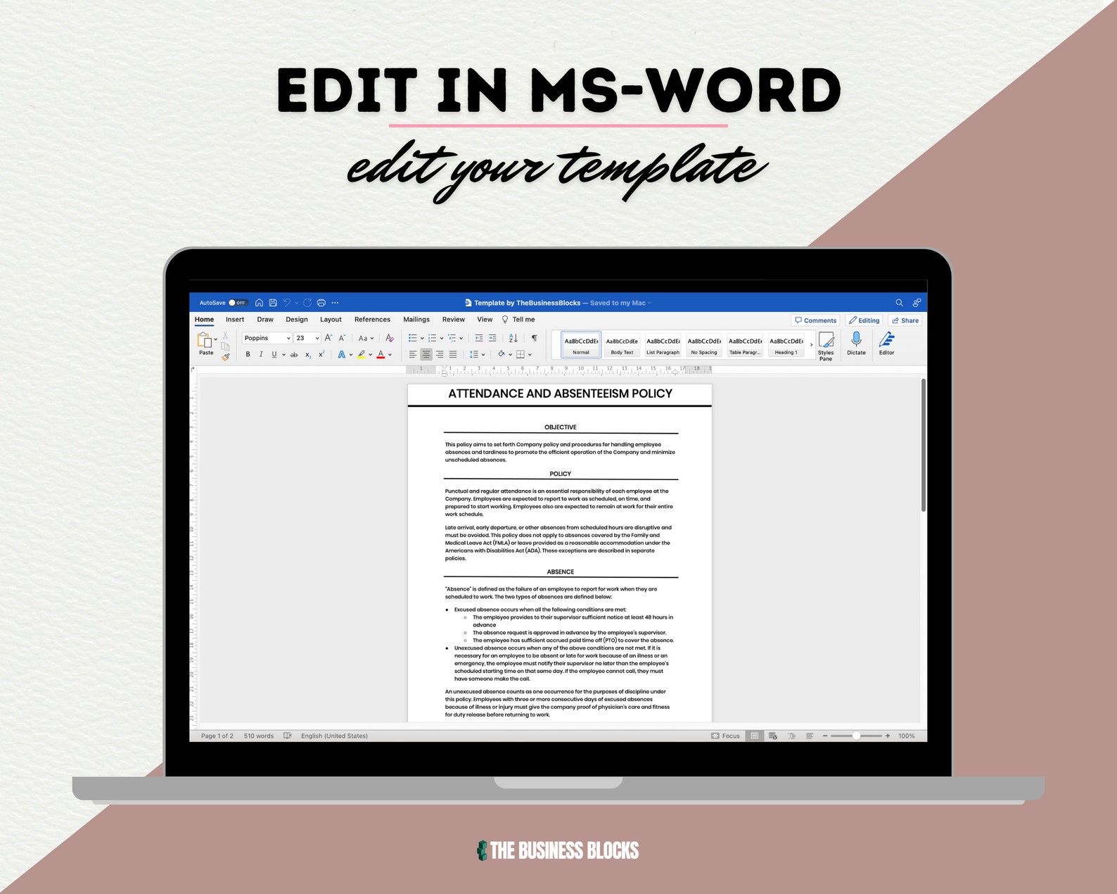Employee Attendance Policy Template: Editable HR Forms (canva, Google ...