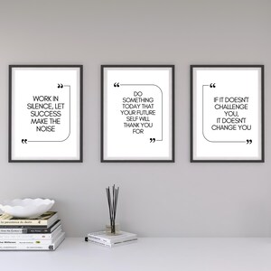 Inspirational Office Art Print: Future Self Quote (digital Download) - Etsy