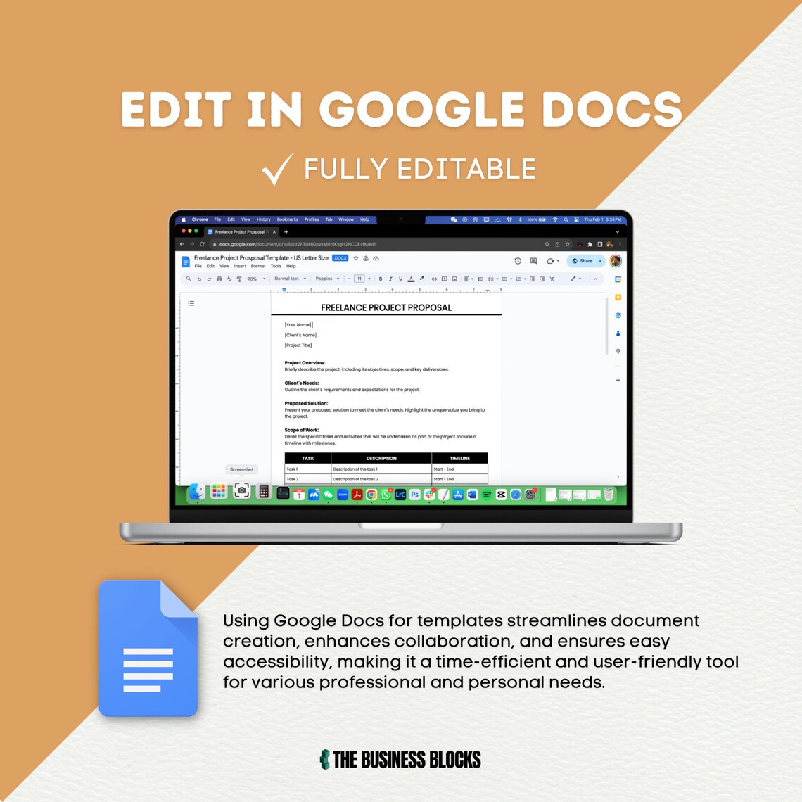 Freelance Project Proposal Template Freelance Bid Template Proposal ...