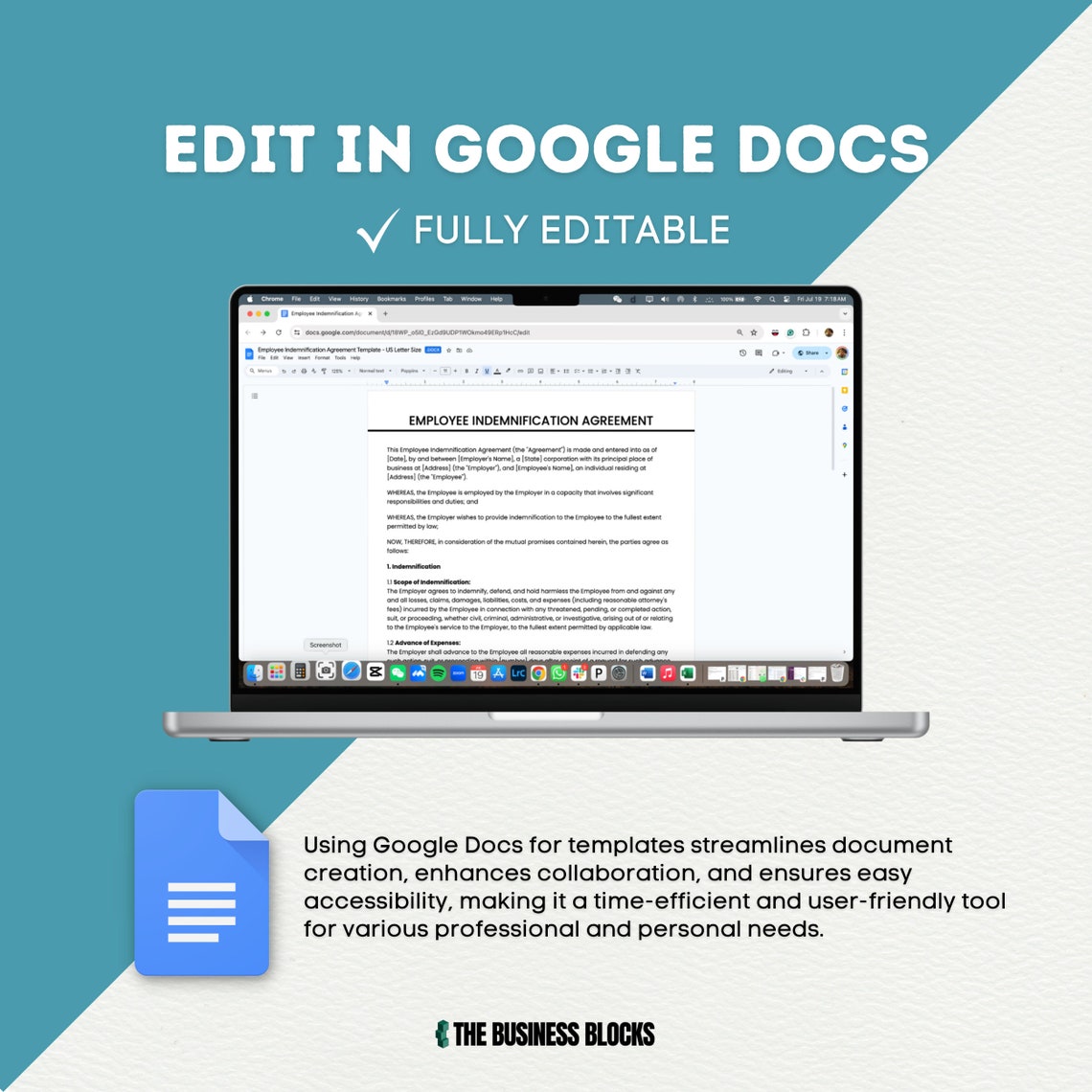 Employee Indemnification Agreement Template: Editable Legal Form ...