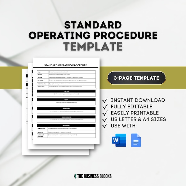 Standard Operating Procedure Document - Etsy