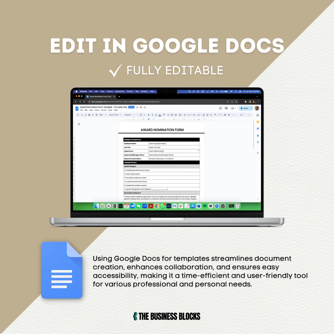 Employee Award Nomination Form Template Employee Recognition Form ...