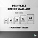 Printable Office Wall Art Printable Workplace Art Office Decor ...