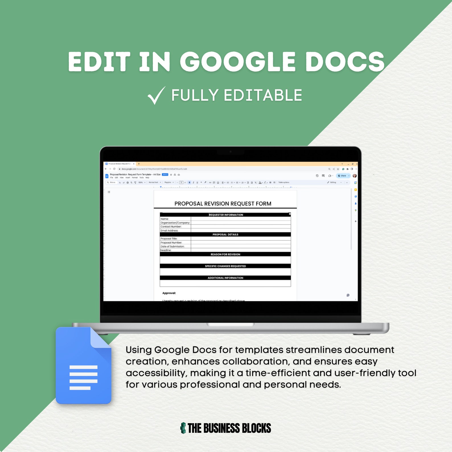 Proposal Revision Request Form Template (google Docs, MS Word) - Etsy