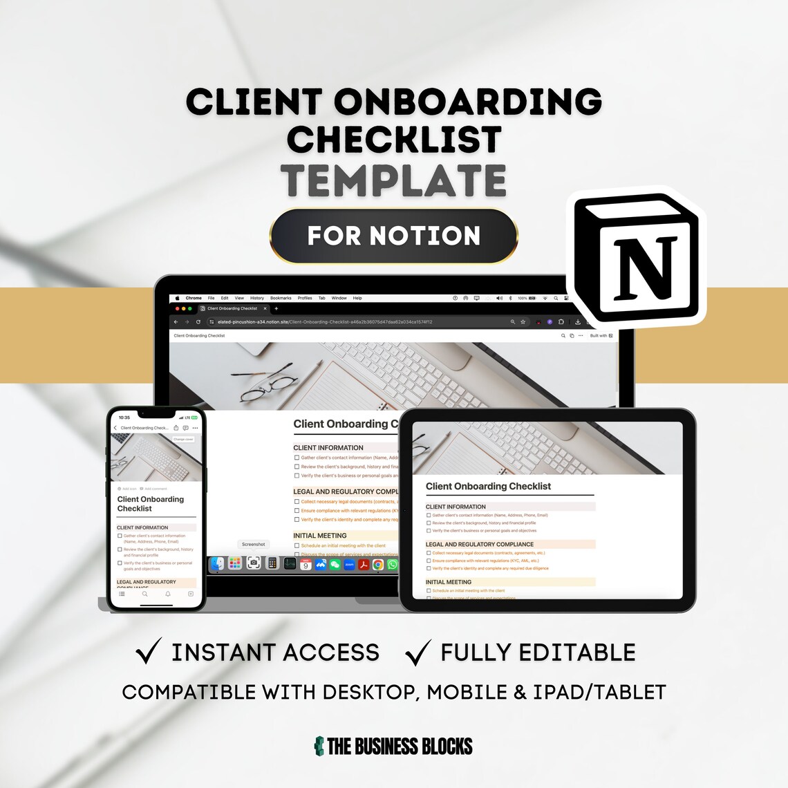 NOTION Client Onboarding Checklist Template Customer Onboarding Process for Notion Client ...