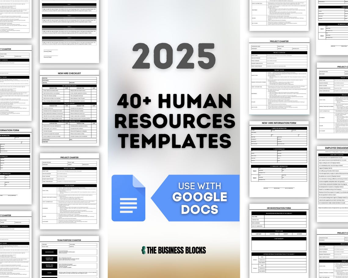 HR Templates Bundle: Employee Onboarding Forms & Handbook (MS Word) - Etsy