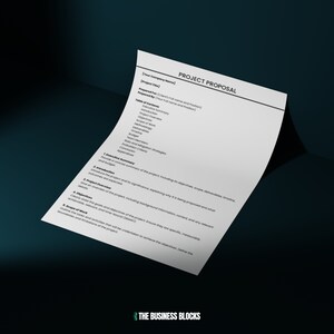 Project Proposal Template: Business Project, Customizable (digital ...