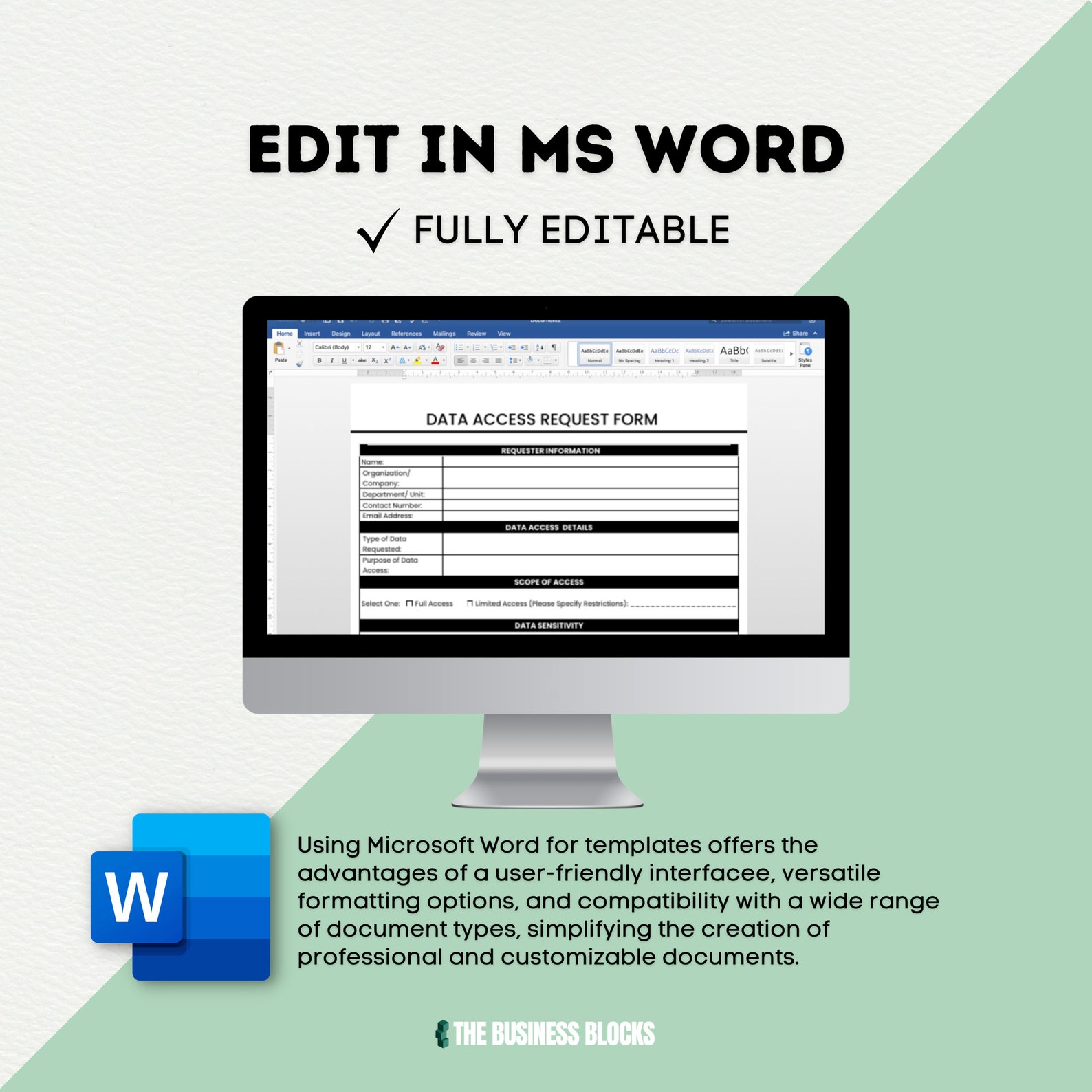 Data Access Request Form Template Data Request Form Template Data ...