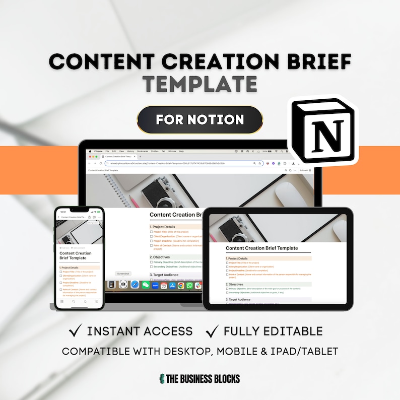 NOTION Content Creation Brief Template Content Content Creation ...