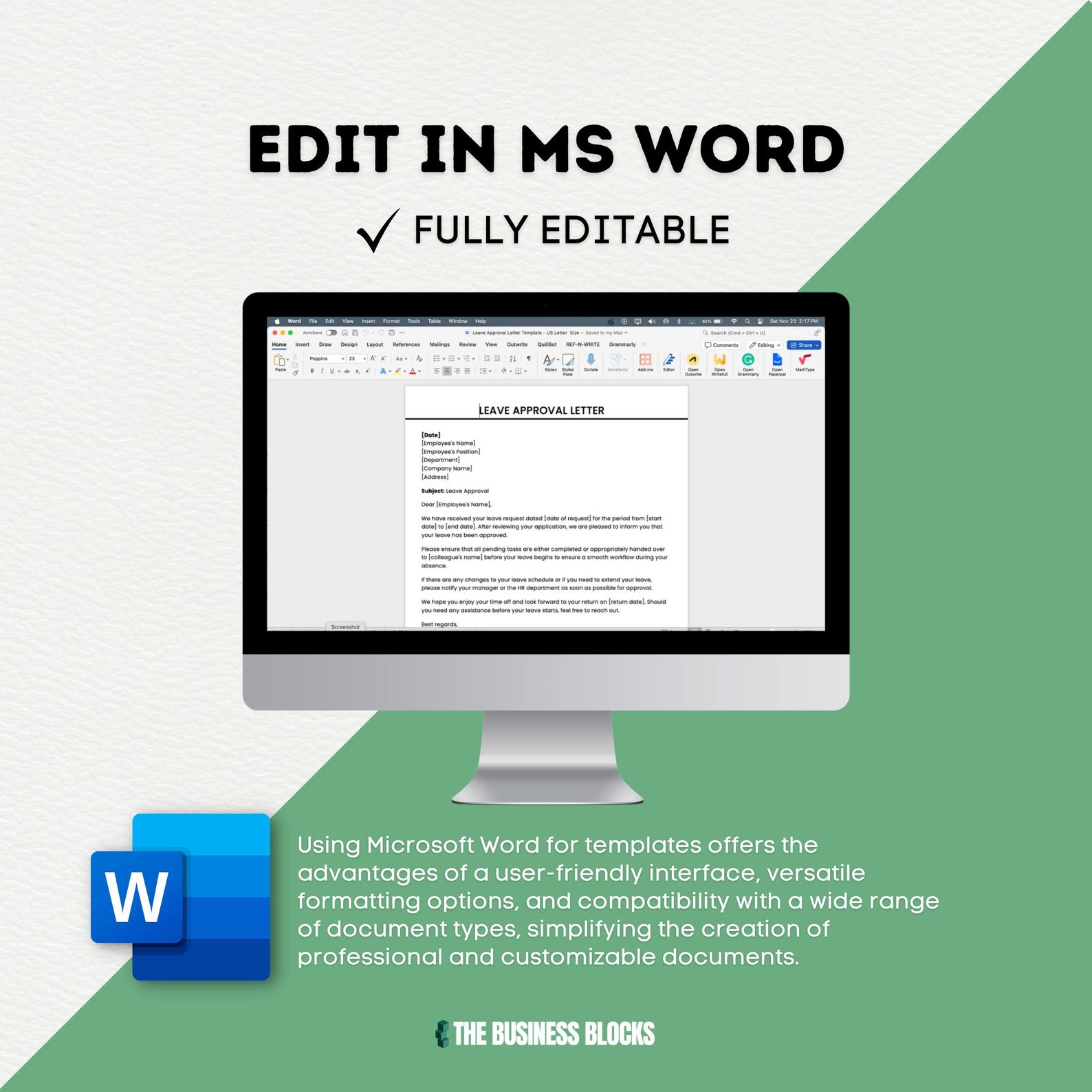 Leave Approval Letter Template Approving Leave Requests Formal Letter ...