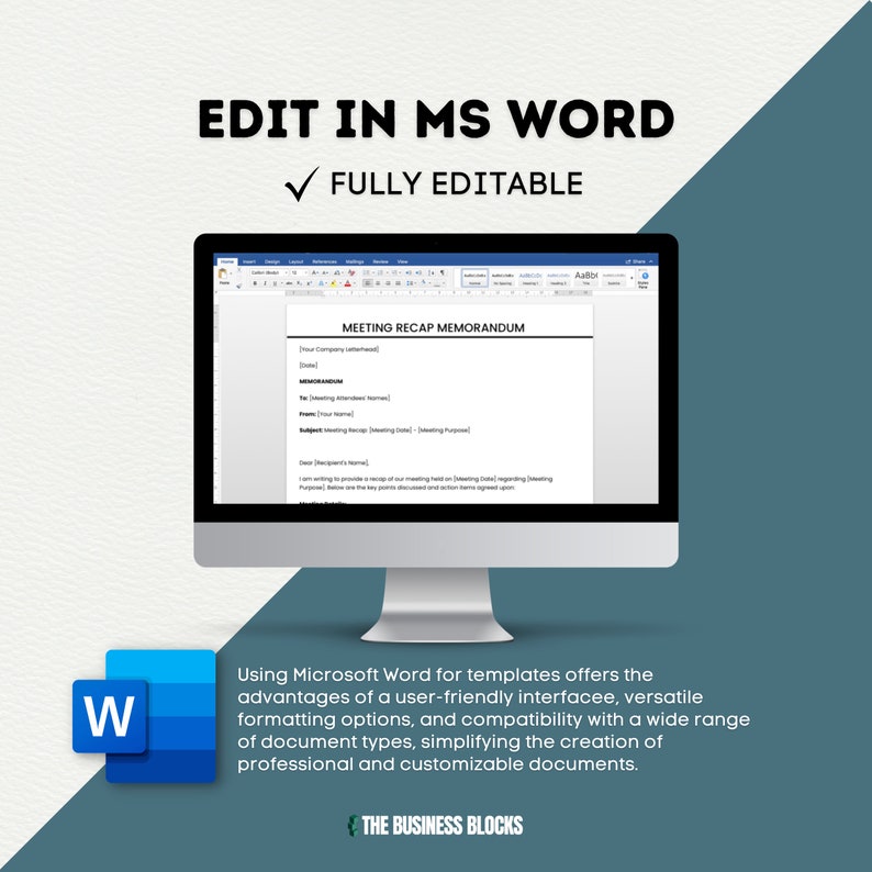 Meeting Recap Memorandum Template Recap Meeting Memo Business Meeting ...