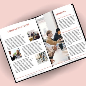 Employee Handbook Template: Company Onboarding Welcome Packet (canva ...