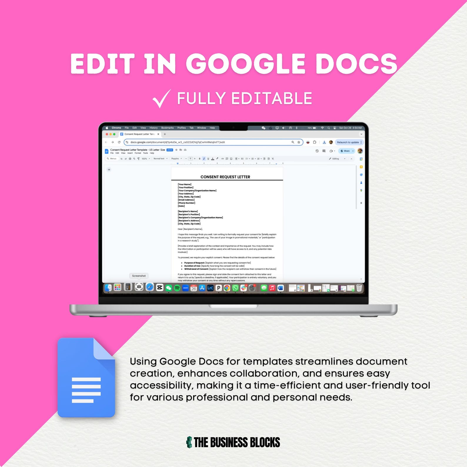 Consent Request Letter Template: Customizable Legal Form (google Docs ...