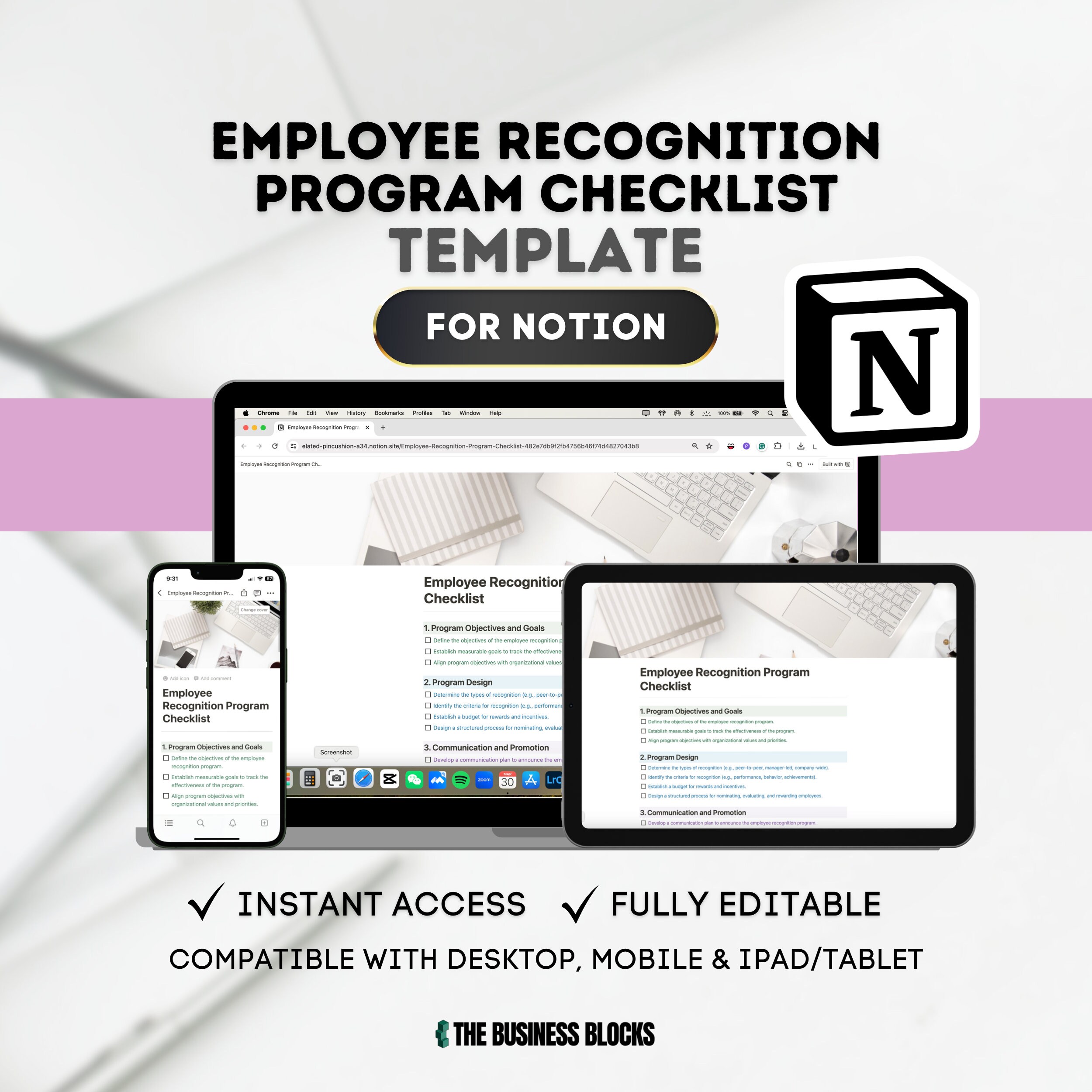 Notion Employee Recognition Program Checklist Template - Etsy