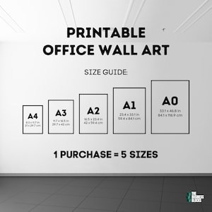 Printable Office Wall Art Printable Workplace Art Office Decor ...