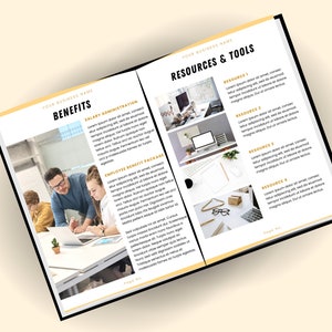Employee Onboarding Handbook Template: HR Welcome Packet (canva) - Etsy