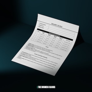 Salary Scale Template: Compensation & Pay Structure (digital Download ...