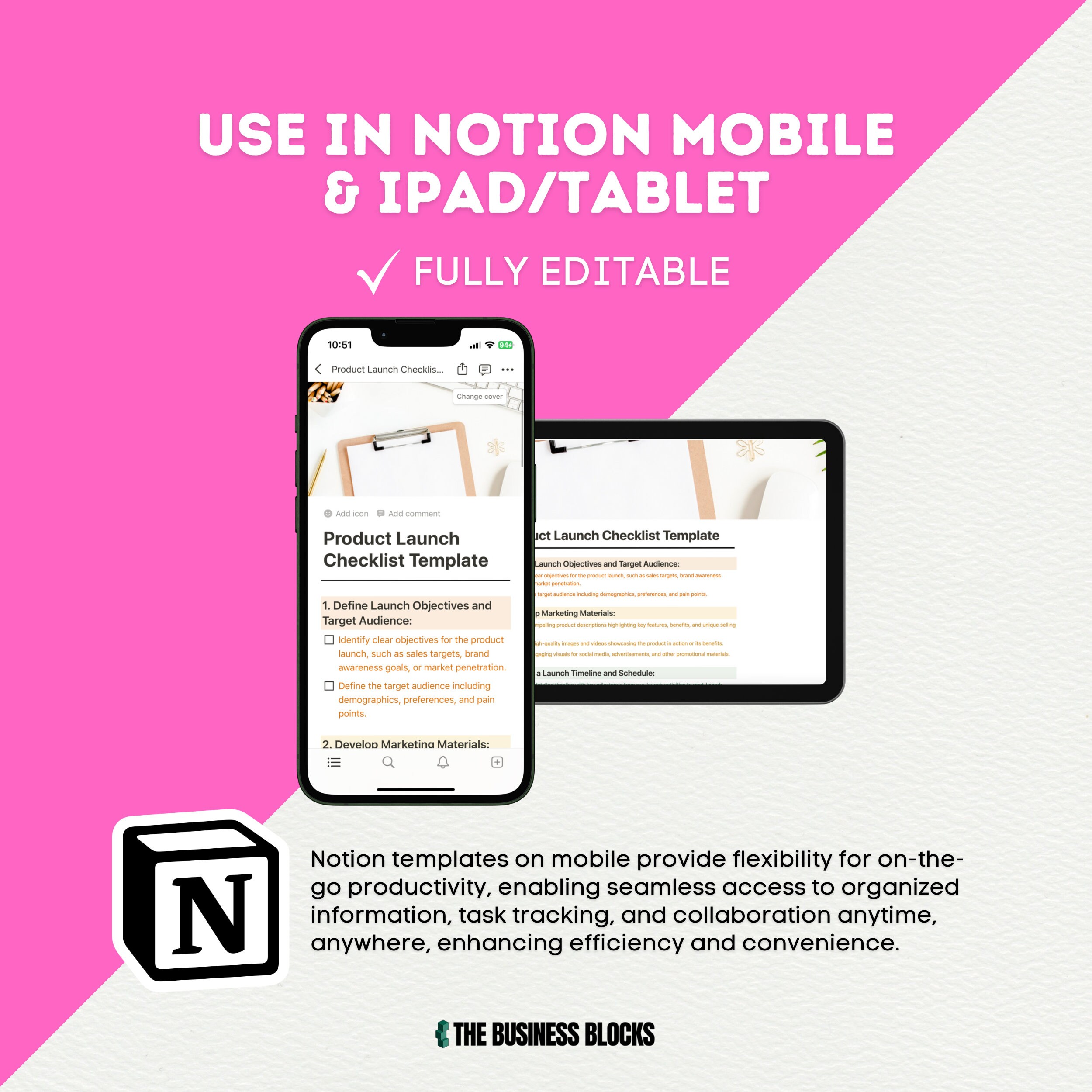 NOTION Product Launch Checklist Template Notion Checklist for Product Launch Planning in Notion ...