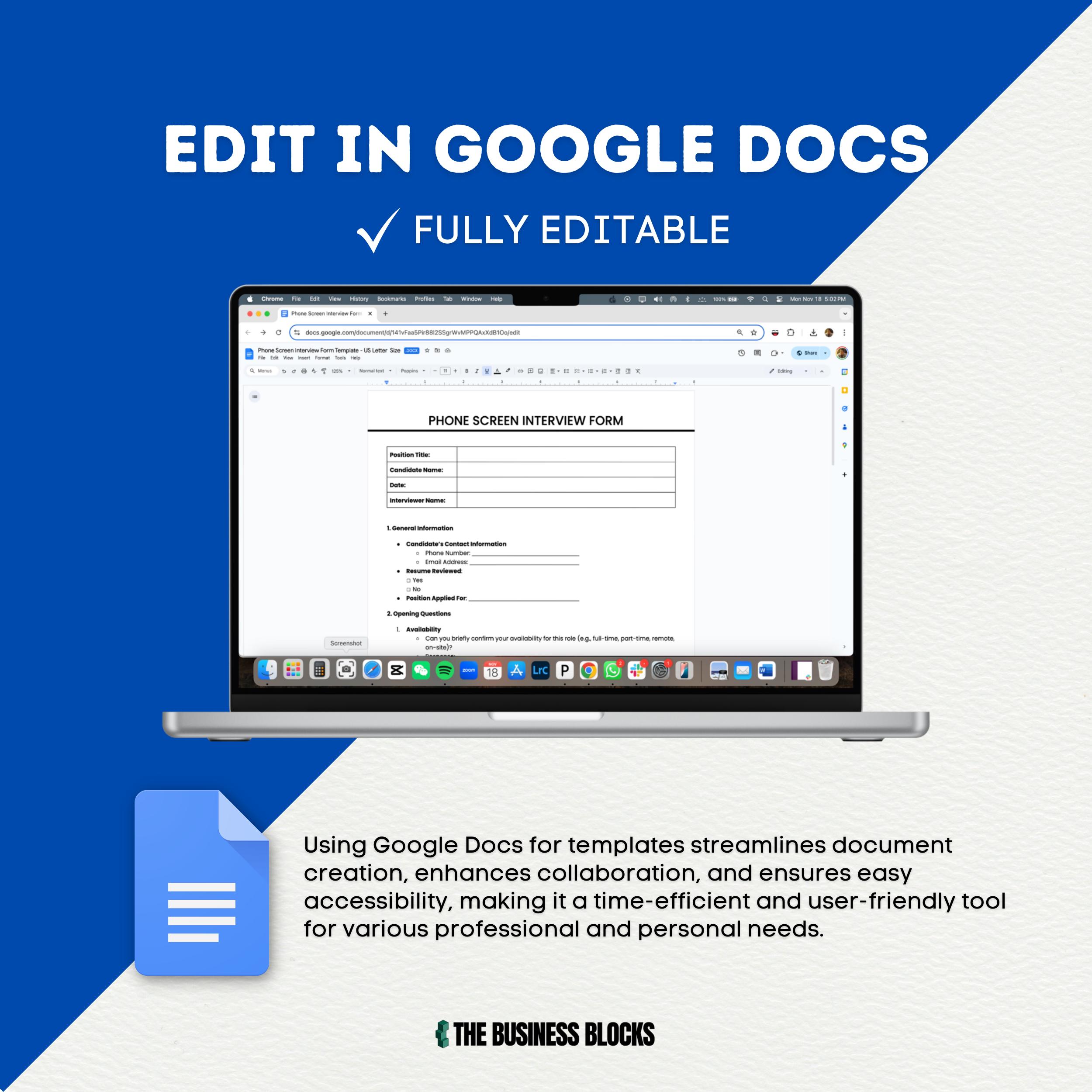 Phone Screen Interview Form Pre-interview Screening Questionnaire Phone ...