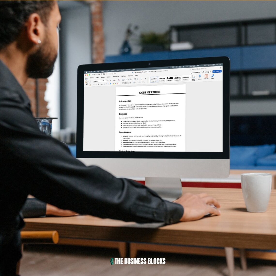 Code of Ethics Template: Customizable Business Ethics Guidelines ...