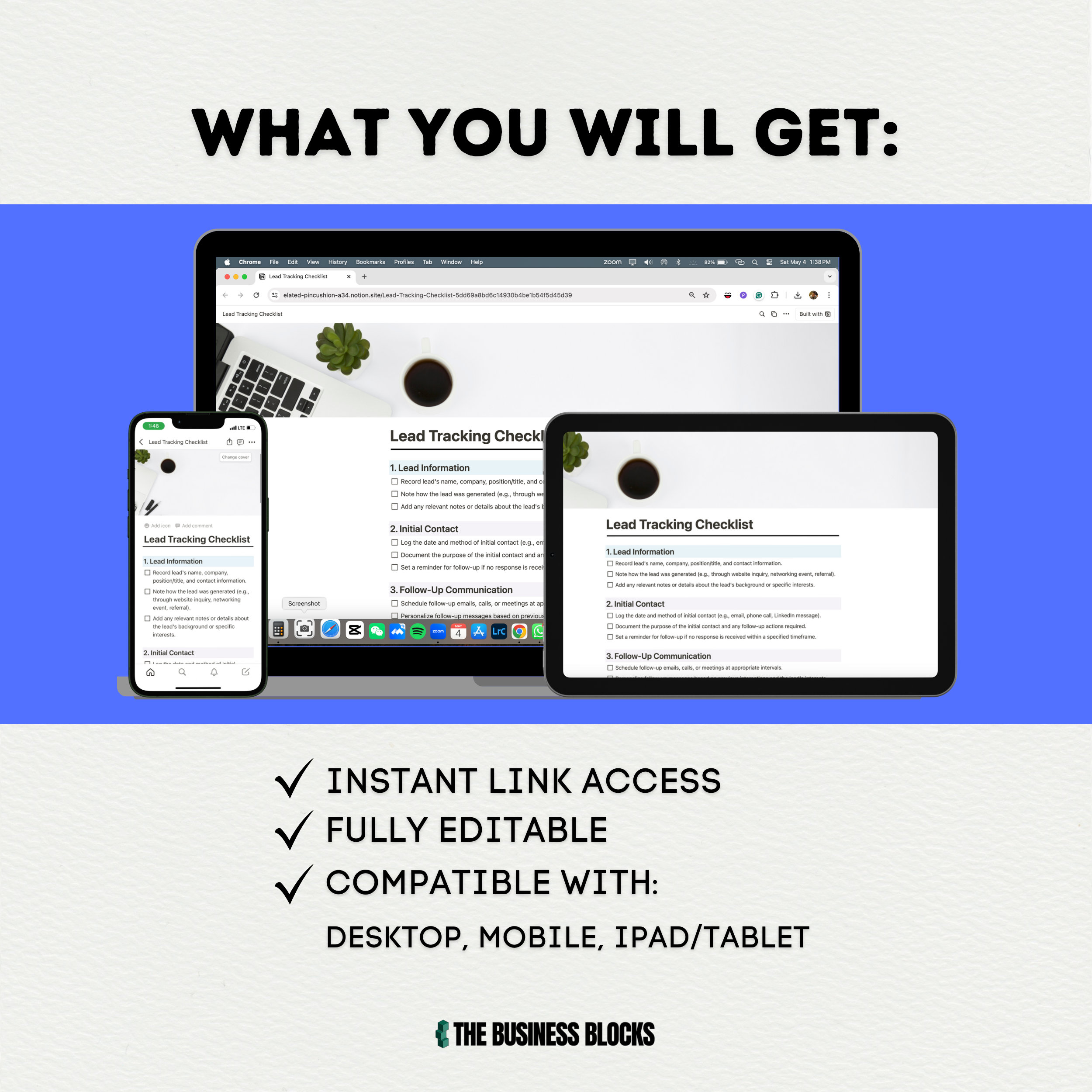 Notion Lead Tracking Checklist Template: Sales Management (digital Download) - Etsy
