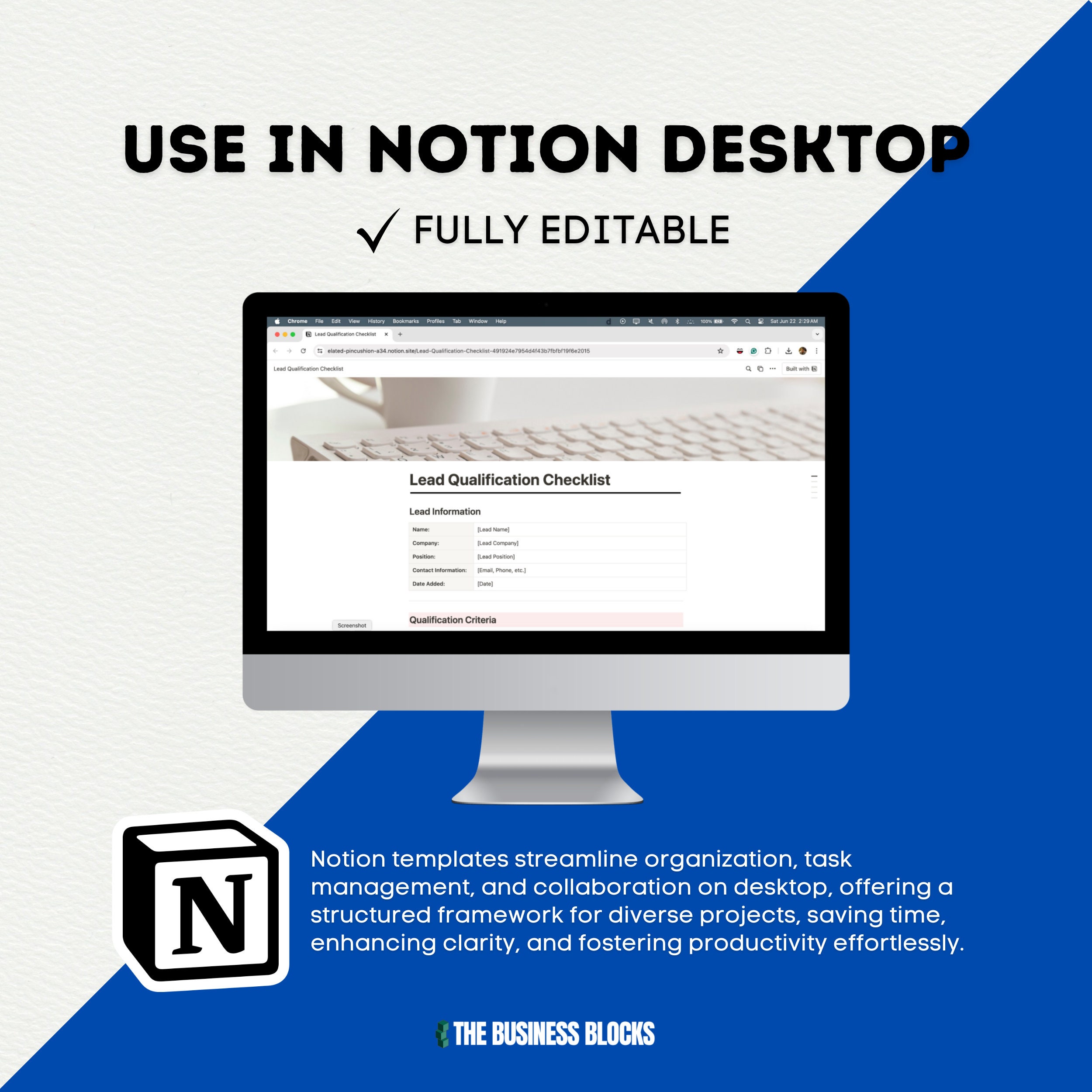 Notion Lead Qualification Checklist Template Lead Evaluation Checklist Lead Assessment Template