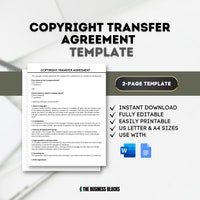 Printable Graphic Design Contract: Editable Agreement (canva Template ...